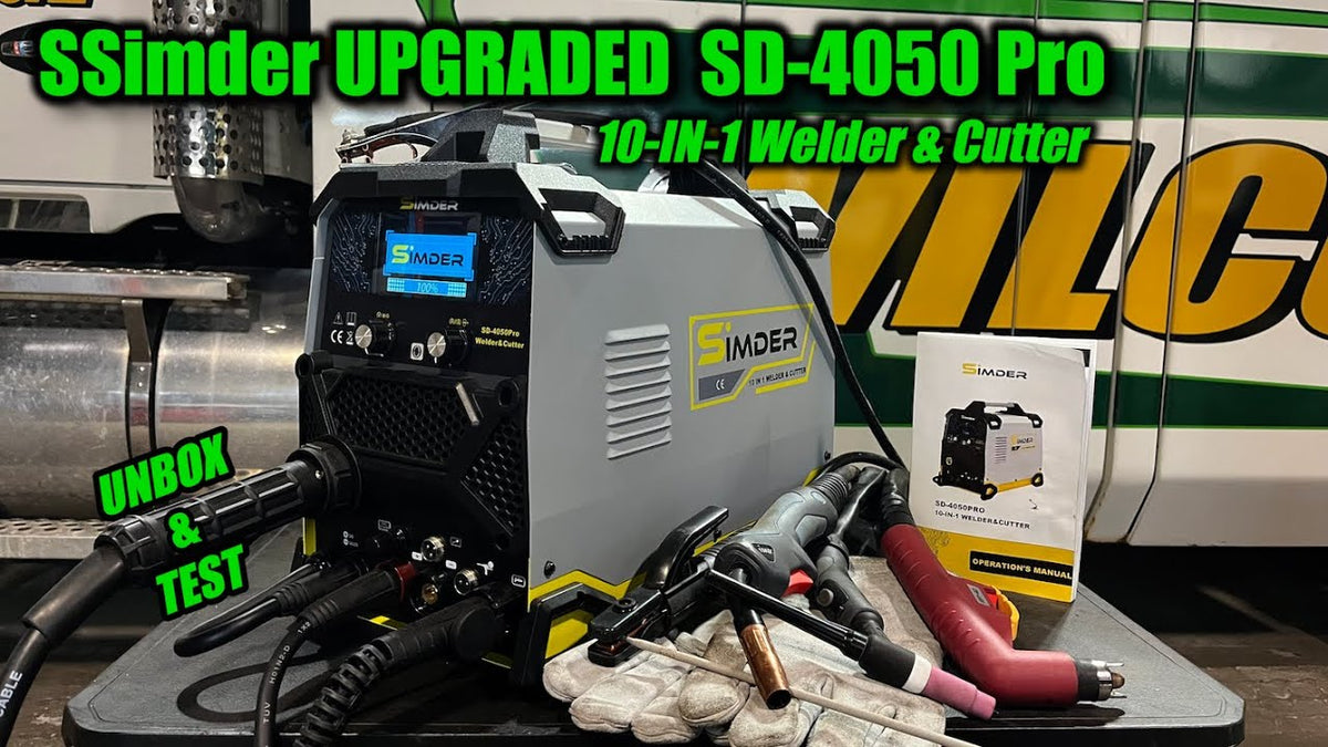 Shop Work with the SSimder Upgraded SD-4050Pro (2024) 10 in 1 Welder/C ...